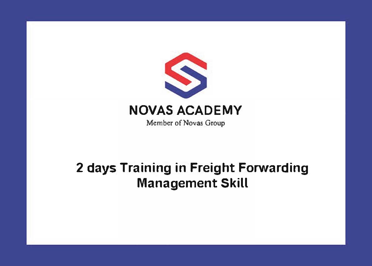Training in Freight Forwarding Management Skill – Novas Academy