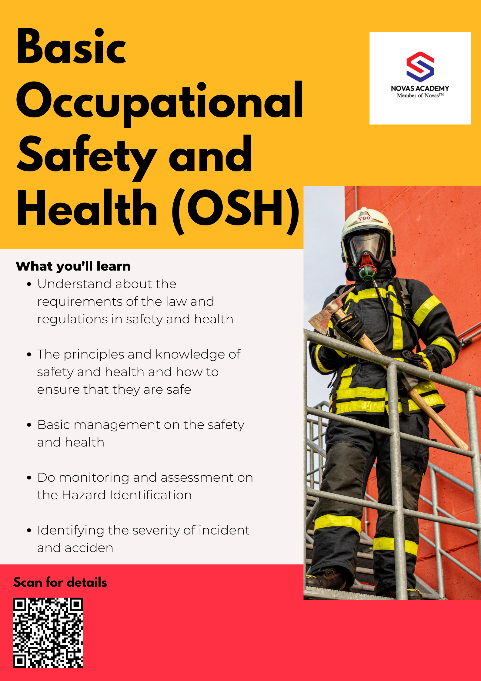 Basic Occupational Safety and Health (OSH) – Novas Academy